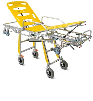 Self-loading stretchers with 200mm wheels